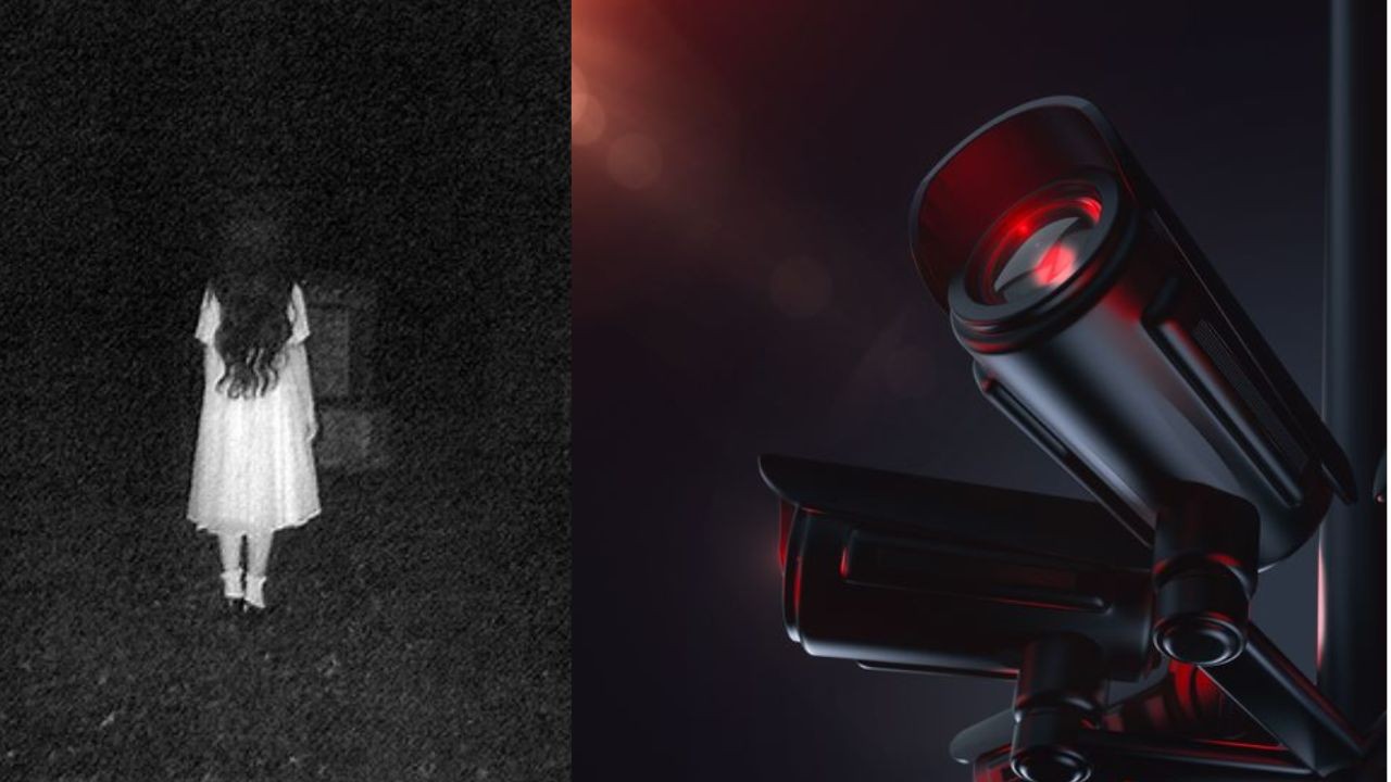 Conjuring turns to reality! Ghost captured gazing at sleeping child ...