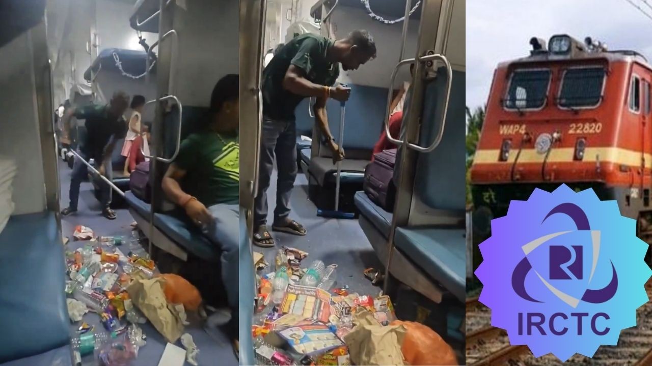 IRCTC’s battle with litter: Viral video highlights need for dustbins on ...