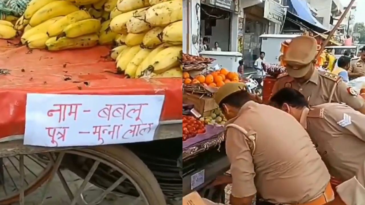 Aligarh: Police officials ensure name-tags are posted at shops on ...