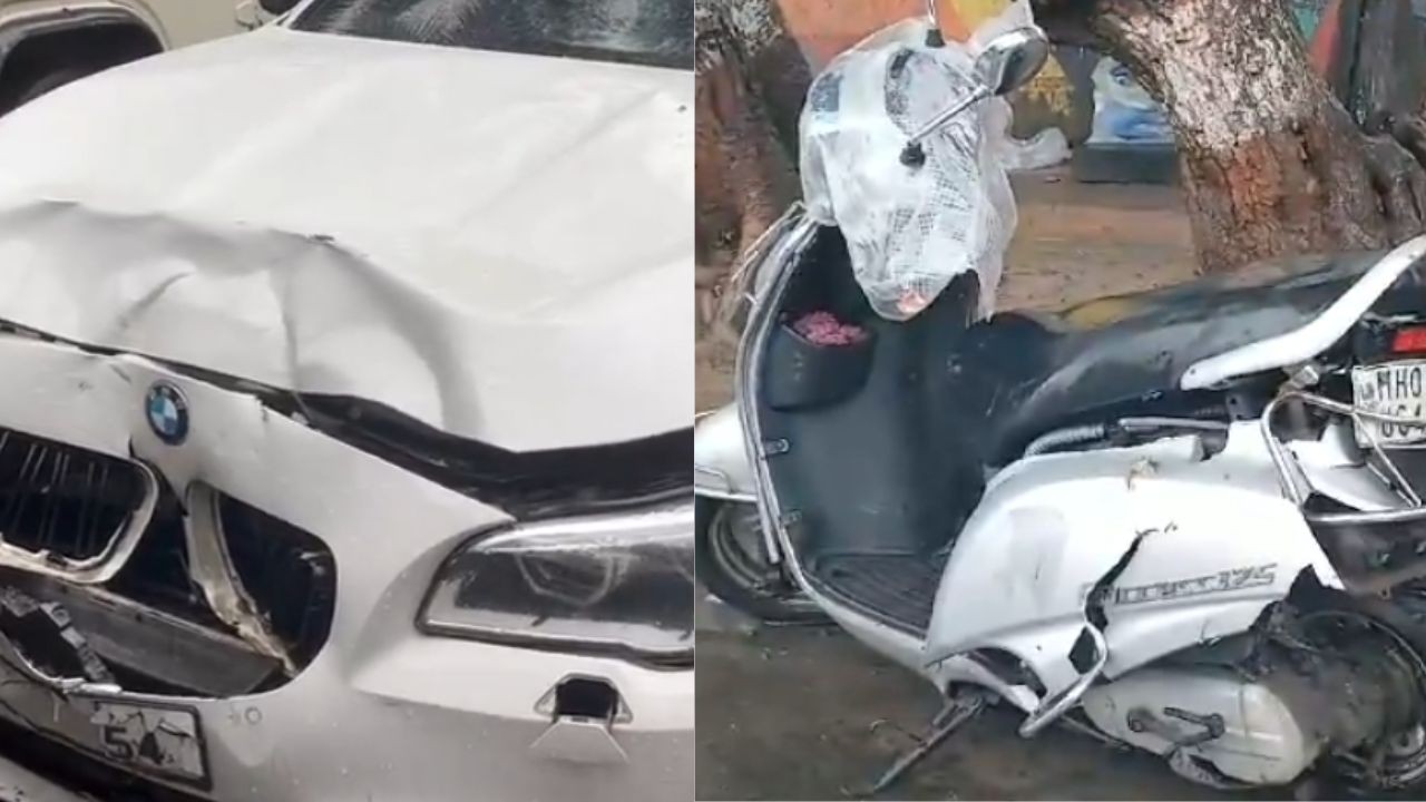 Another hit-and-run? Shiv Sena leader rams BMW into bike-borne couple ...