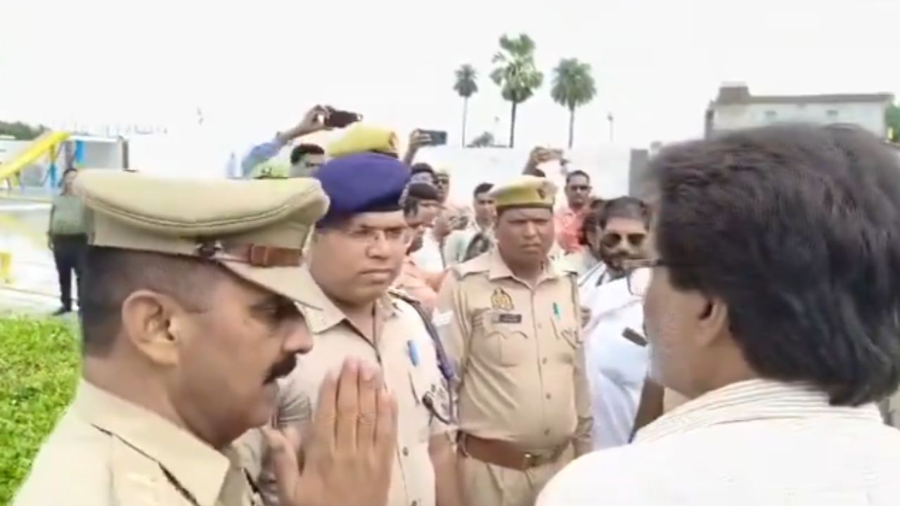 High-powered individual commanding respect from khaki-clad inspector, video sparks controversy
