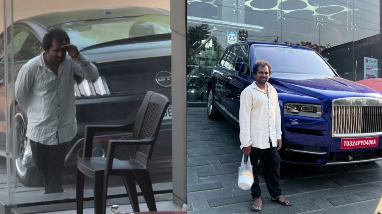 Internet never fails to amuse! Specially-abled man peeps inside luxury ...