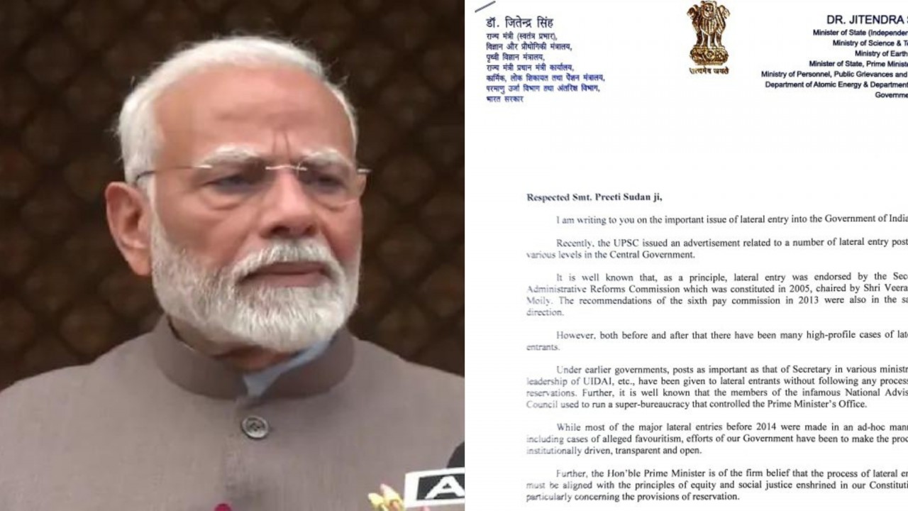 Centre asks UPSC chief to scrap new lateral entry advertisement